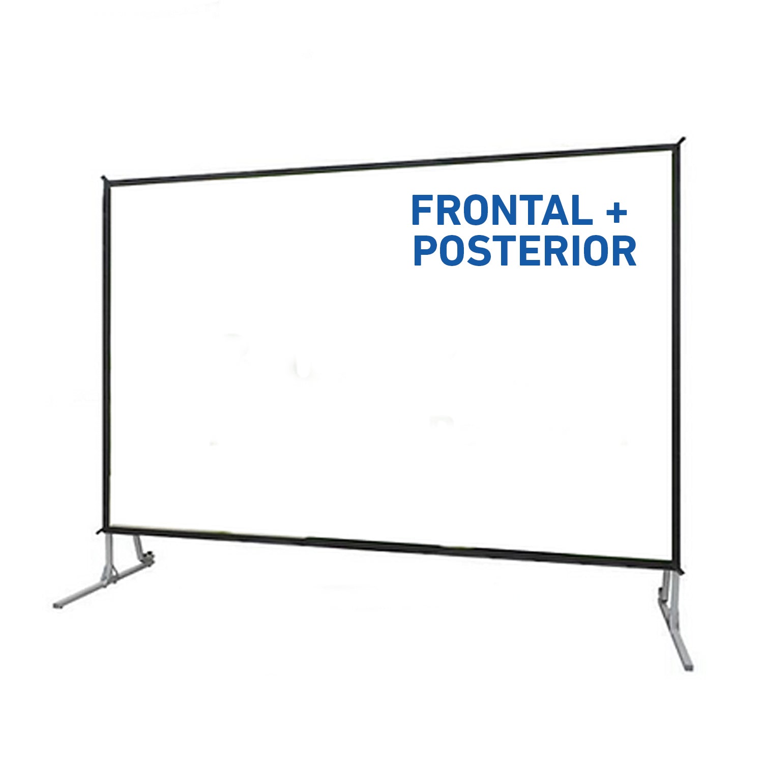 Pantalla ecran fast fold 150 pulgadas proyección frontal o posterior 3