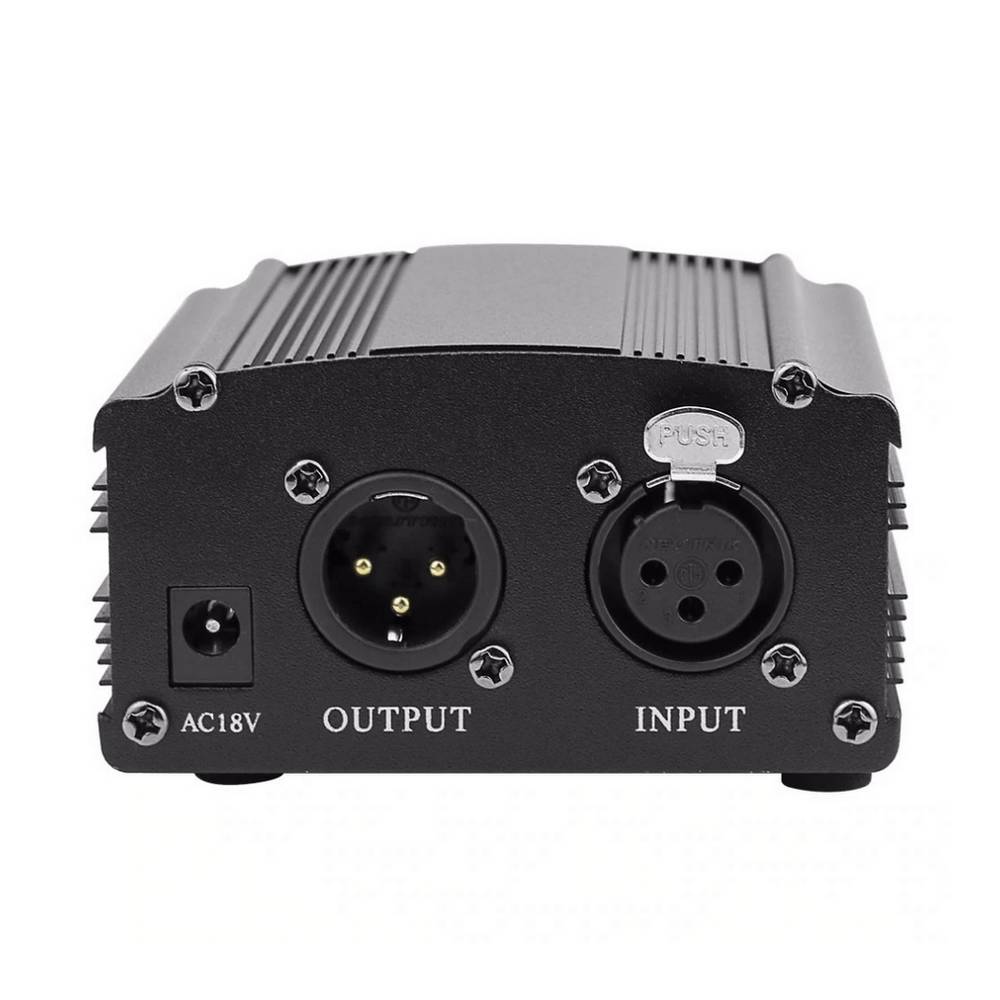 Phantom Power para Micrófono Condensador 48V