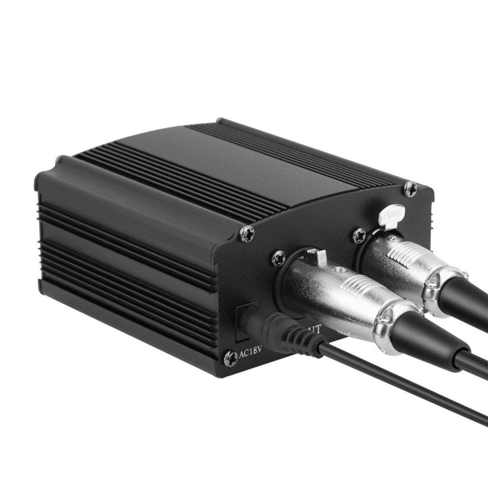 Phantom Power para Micrófono Condensador 48V